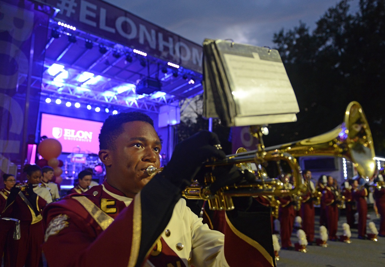Support Elon's Marching Band With Angela Shuback on Elon Day!