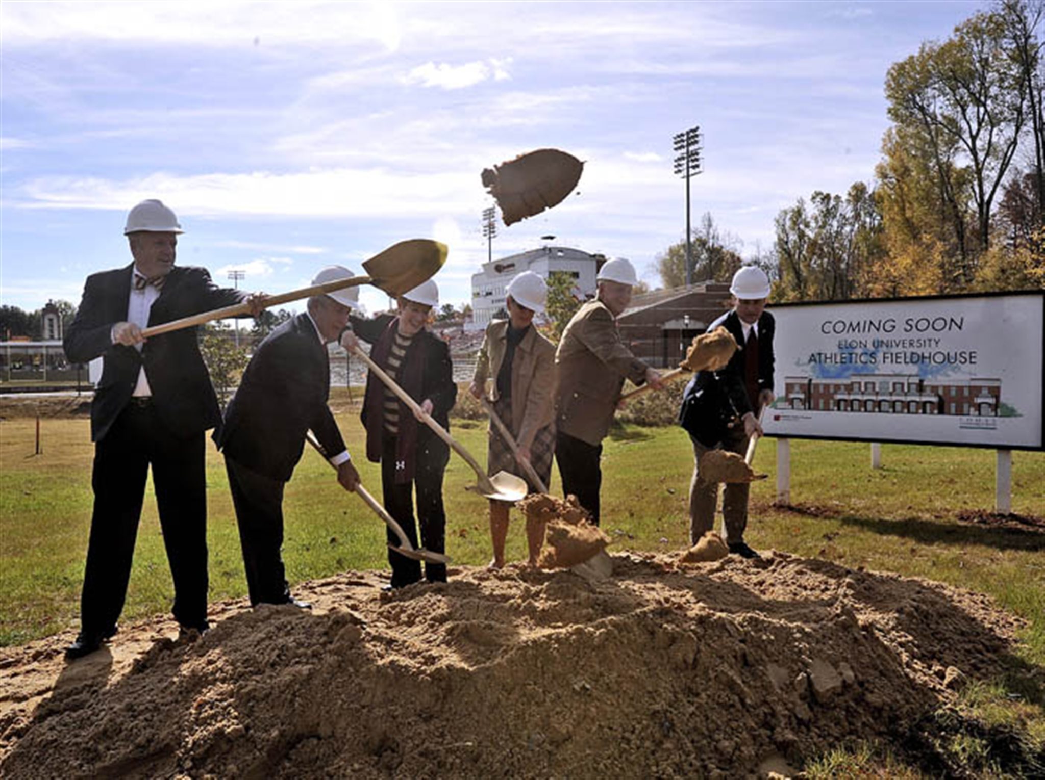 Elon breaks ground on Alumni Field House | Today at Elon | Elon University