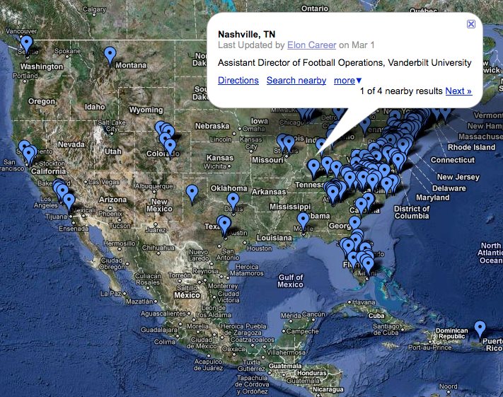 Career Services uses Google Maps to show student outcomes | Today at ...