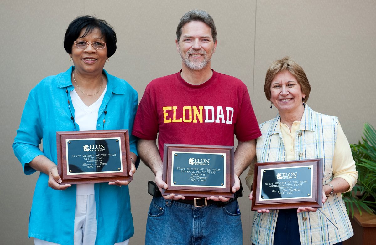 Employees honored at Staff Appreciation Day | Today at Elon | Elon ...