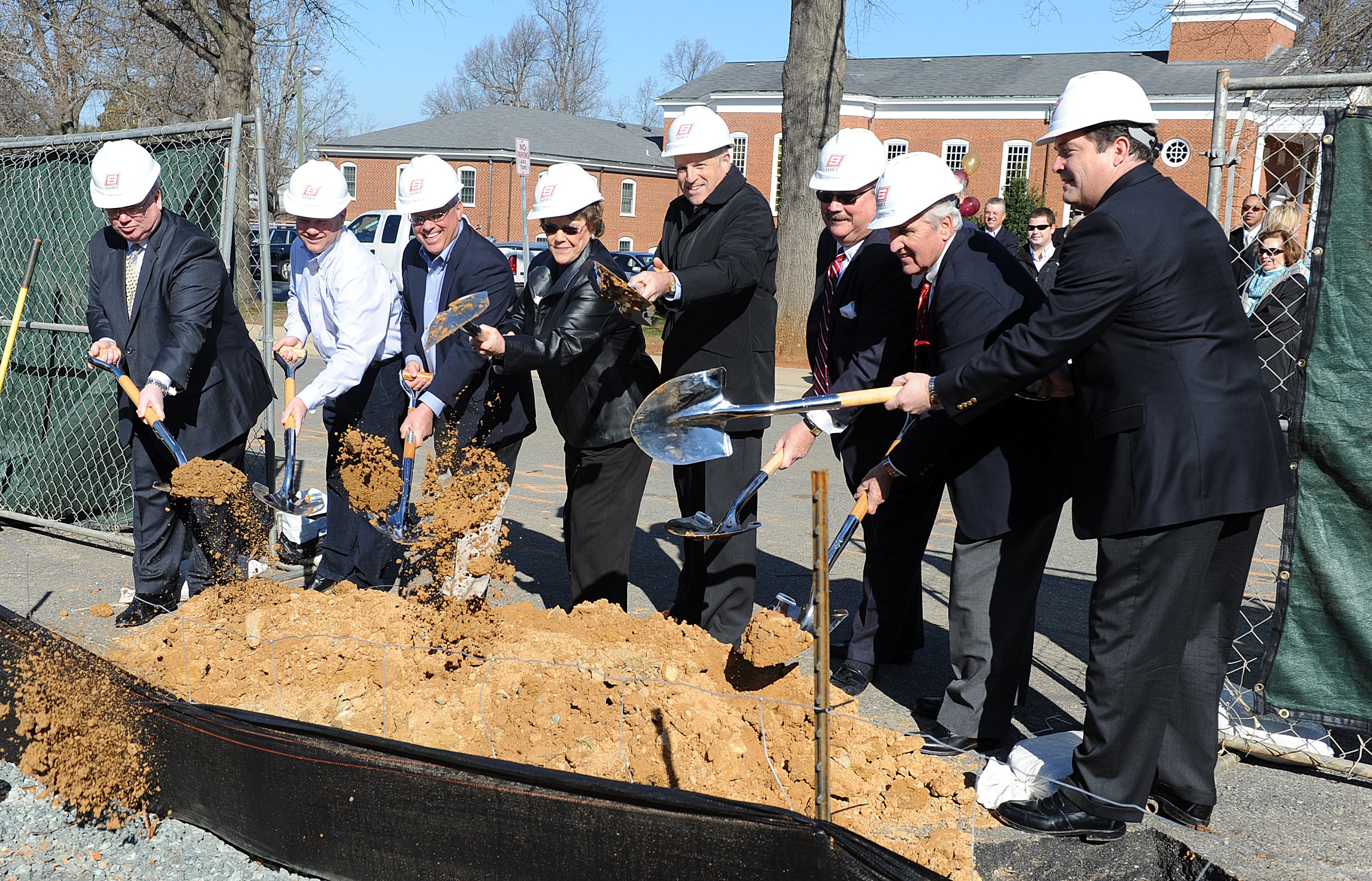 Leaders officially break ground on Elon Town Center | Today at Elon ...