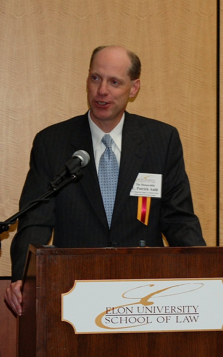 Elon Law reception features Judge L. Patrick Auld and presentation of ...