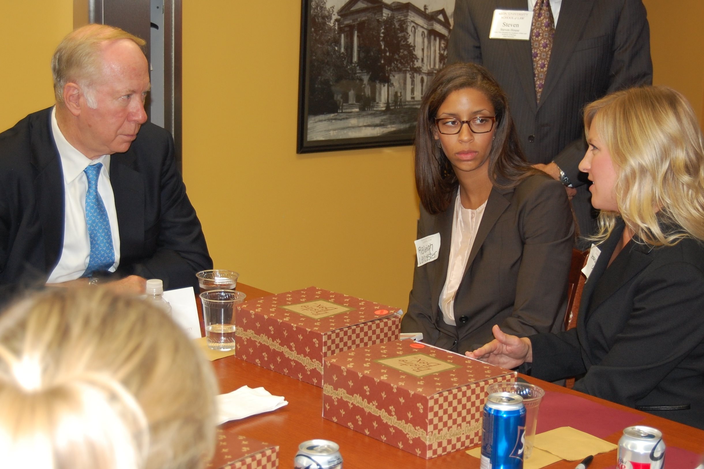 David Gergen speaks on 2012 elections at advisory board luncheon with ...