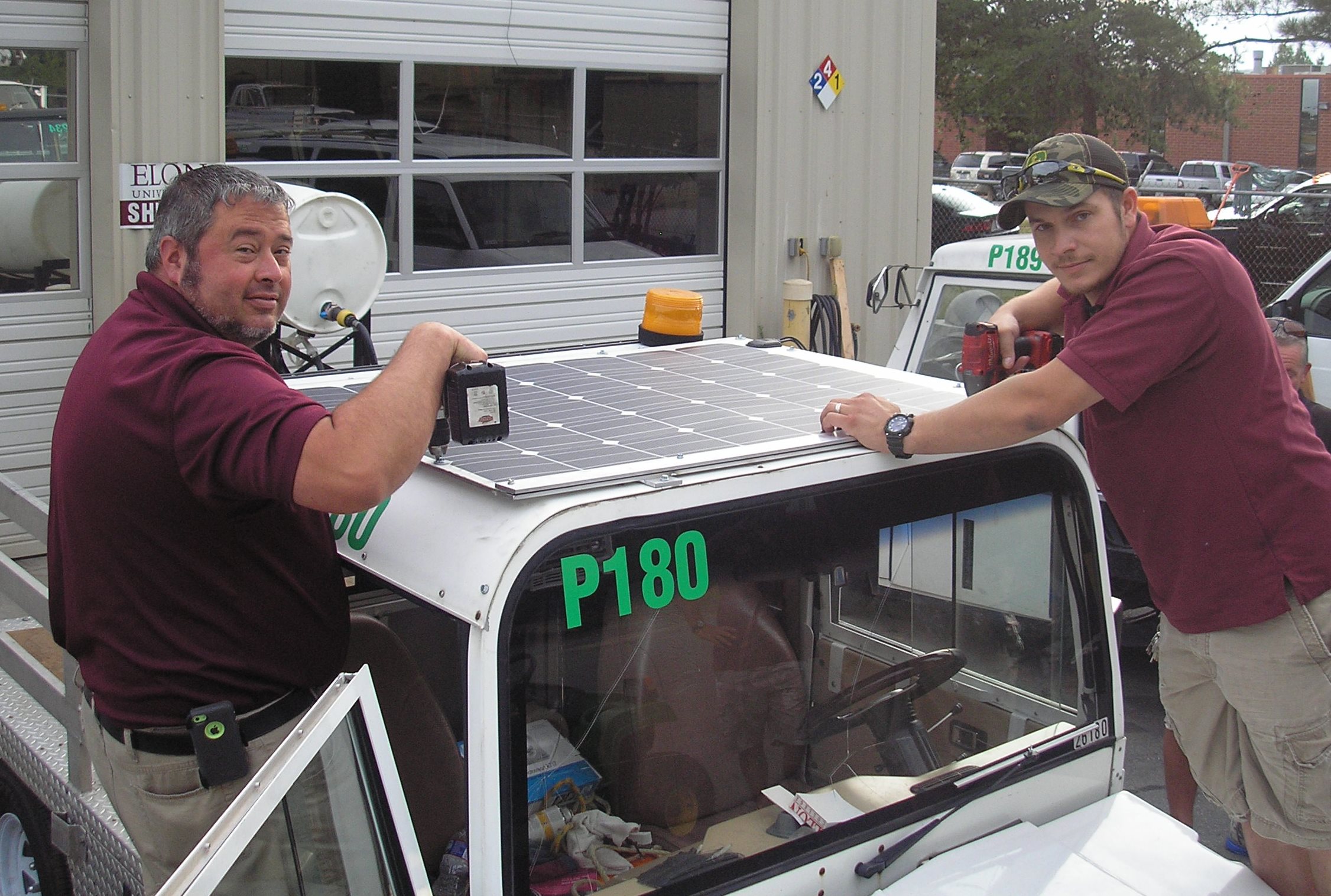 Elon electric vehicle gets power boost from the sun | Today at Elon ...