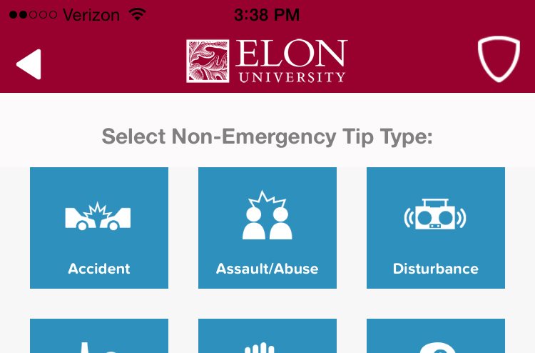 Mobile app gives Elon community instant access to campus police | Today ...