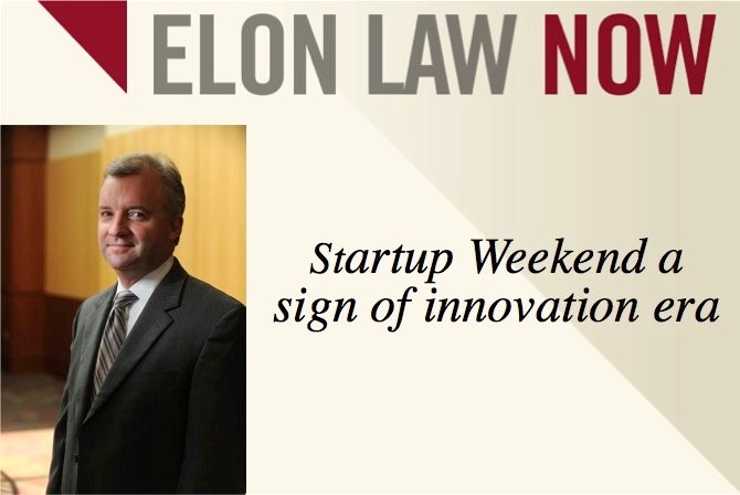 Startup Weekend a sign of innovation era | Today at Elon | Elon University