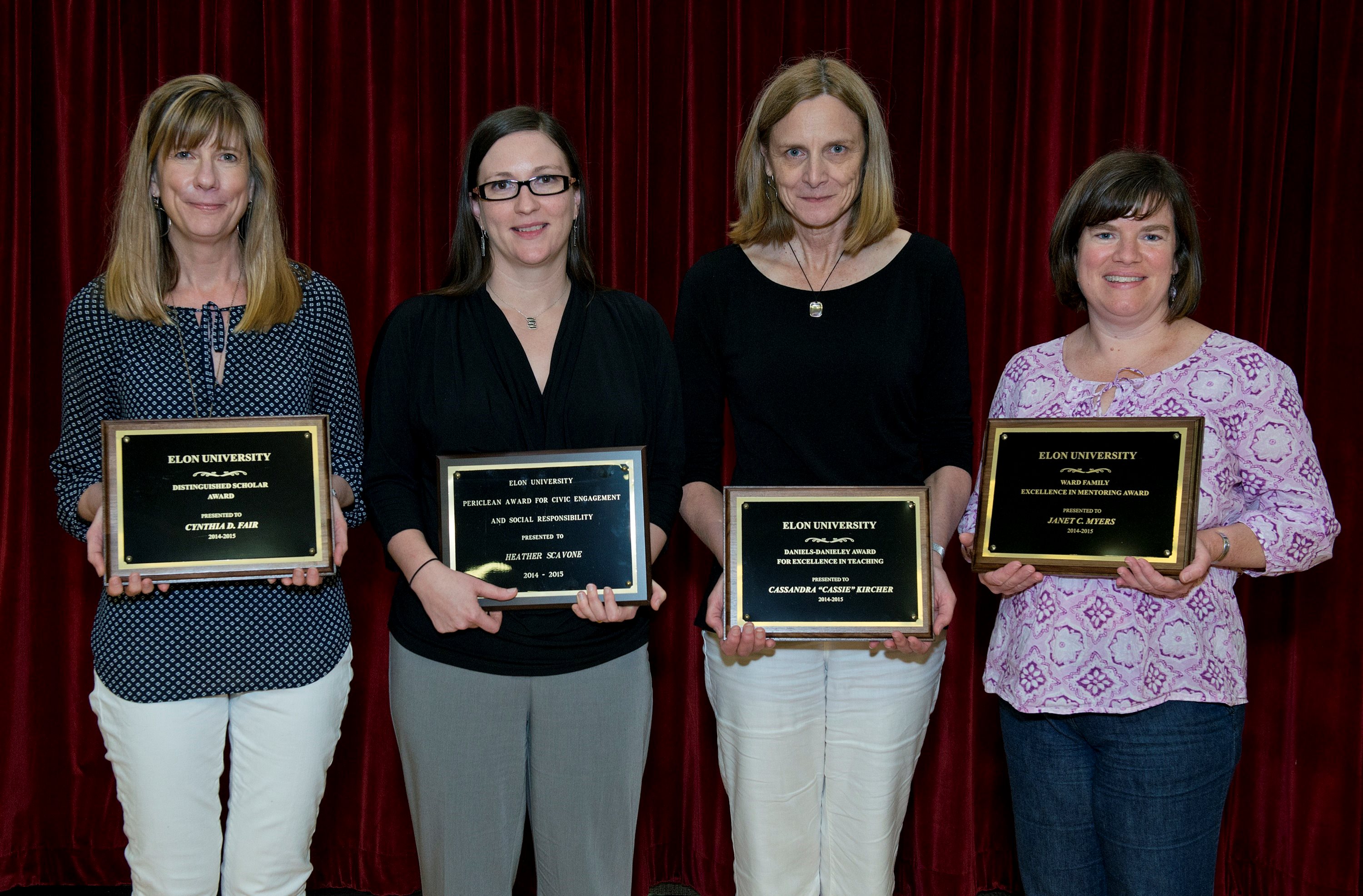 Faculty and staff recognized at annual awards luncheon | Today at Elon ...