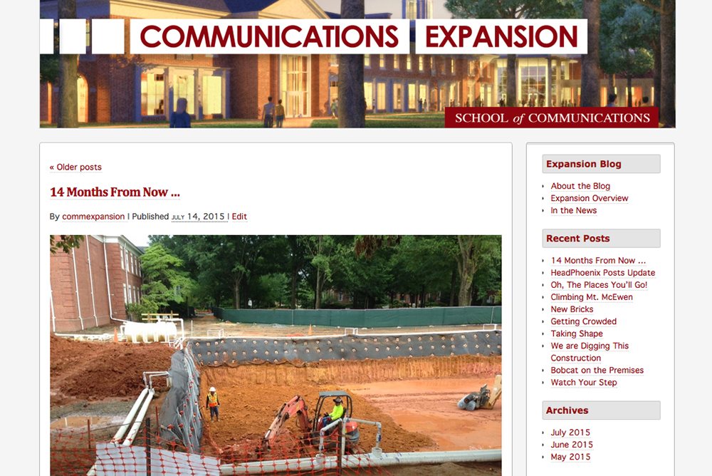 School of Communications launches expansion blog | Today at Elon | Elon ...