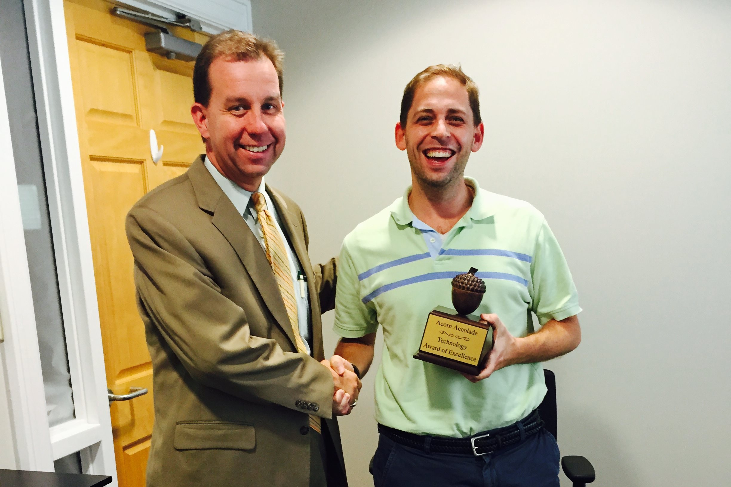 Service Desk Team Lead Ryan Gay awarded Acorn Accolade | Today at Elon ...