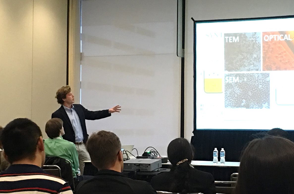 Tom Riley '16 presents at international professional meeting | Today at ...
