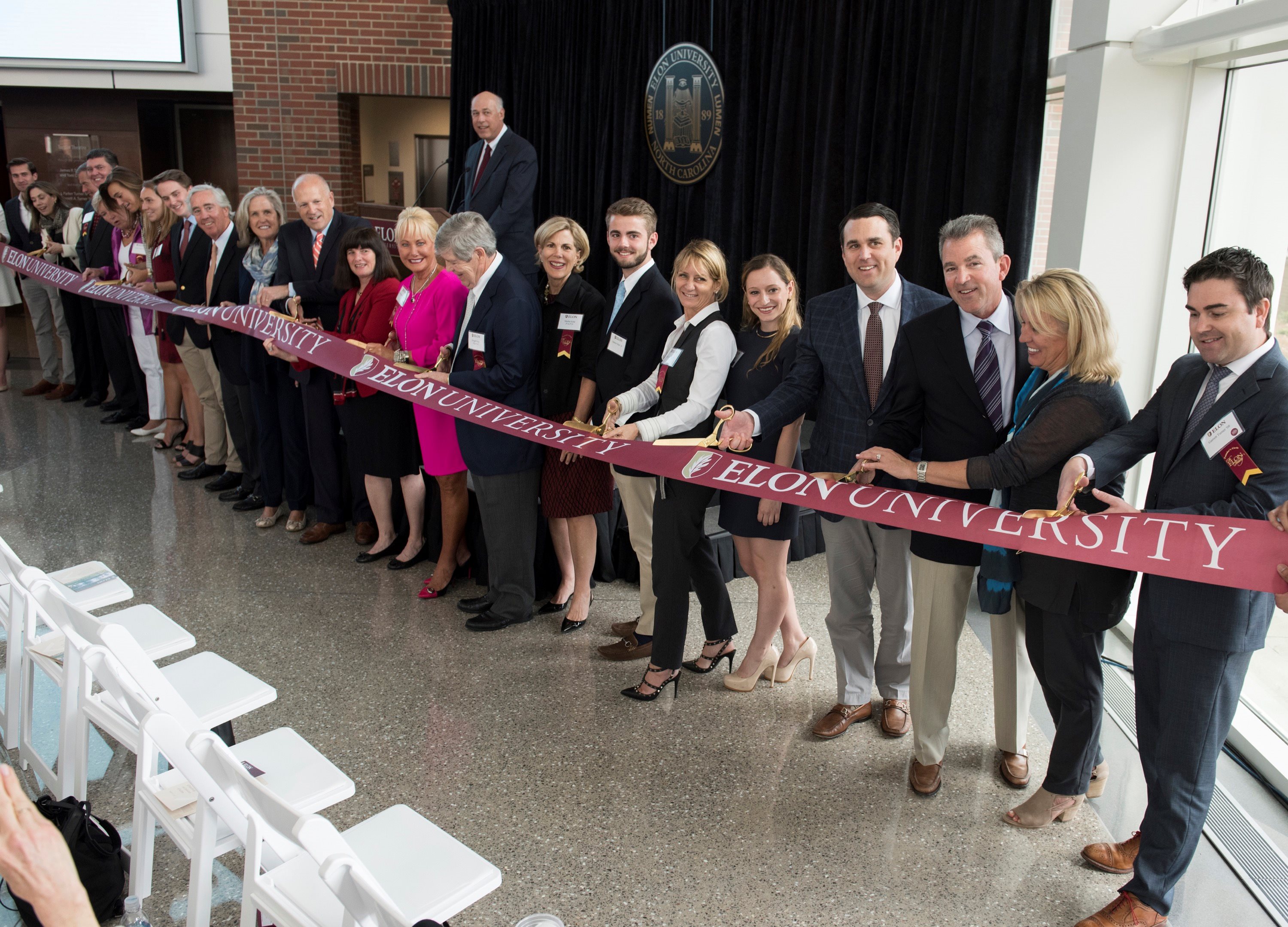 Elon celebrates philanthropy at dedication of School of Communications ...