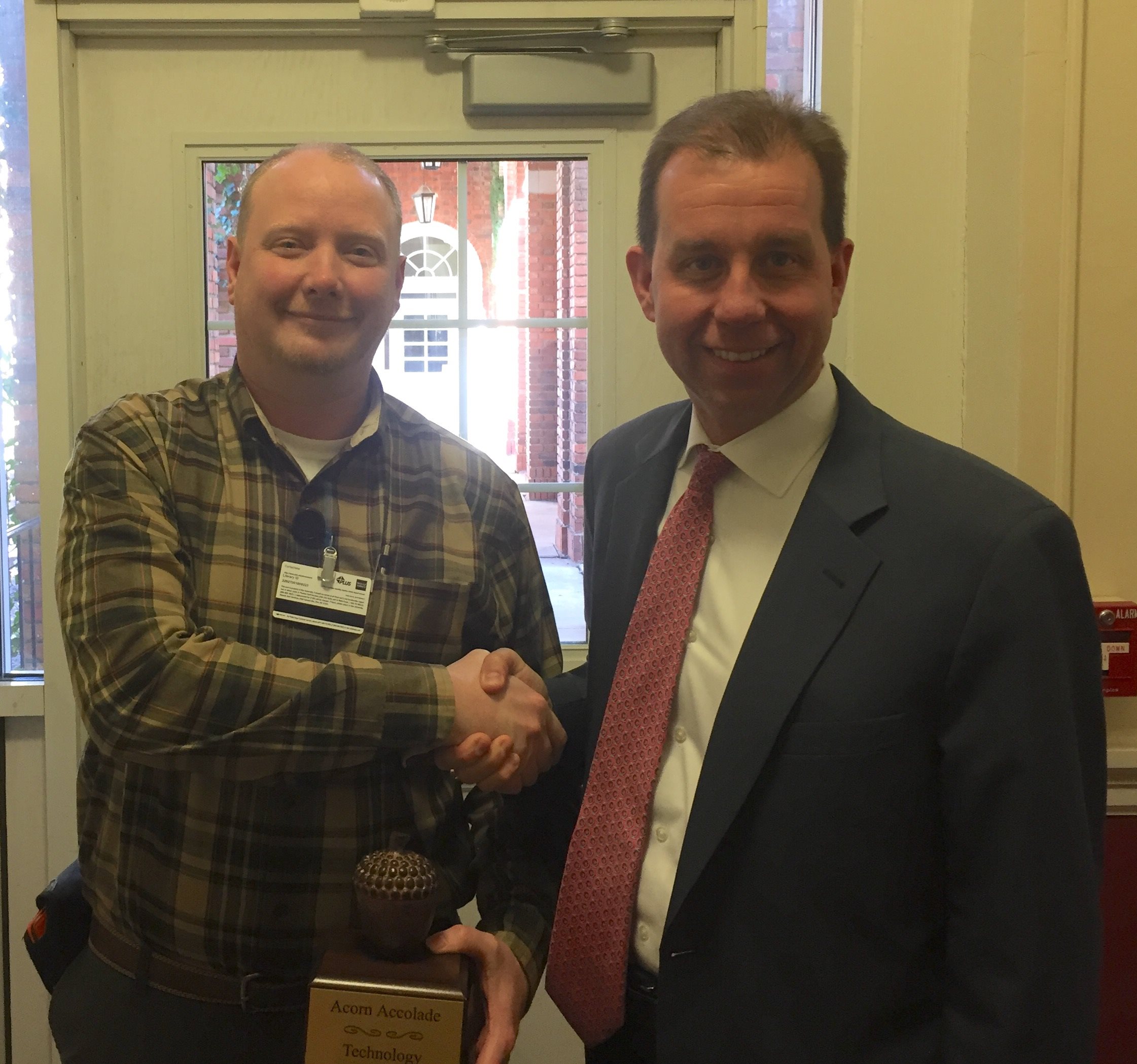 Rich earns Acorn Accolade award for work as integration project lead ...