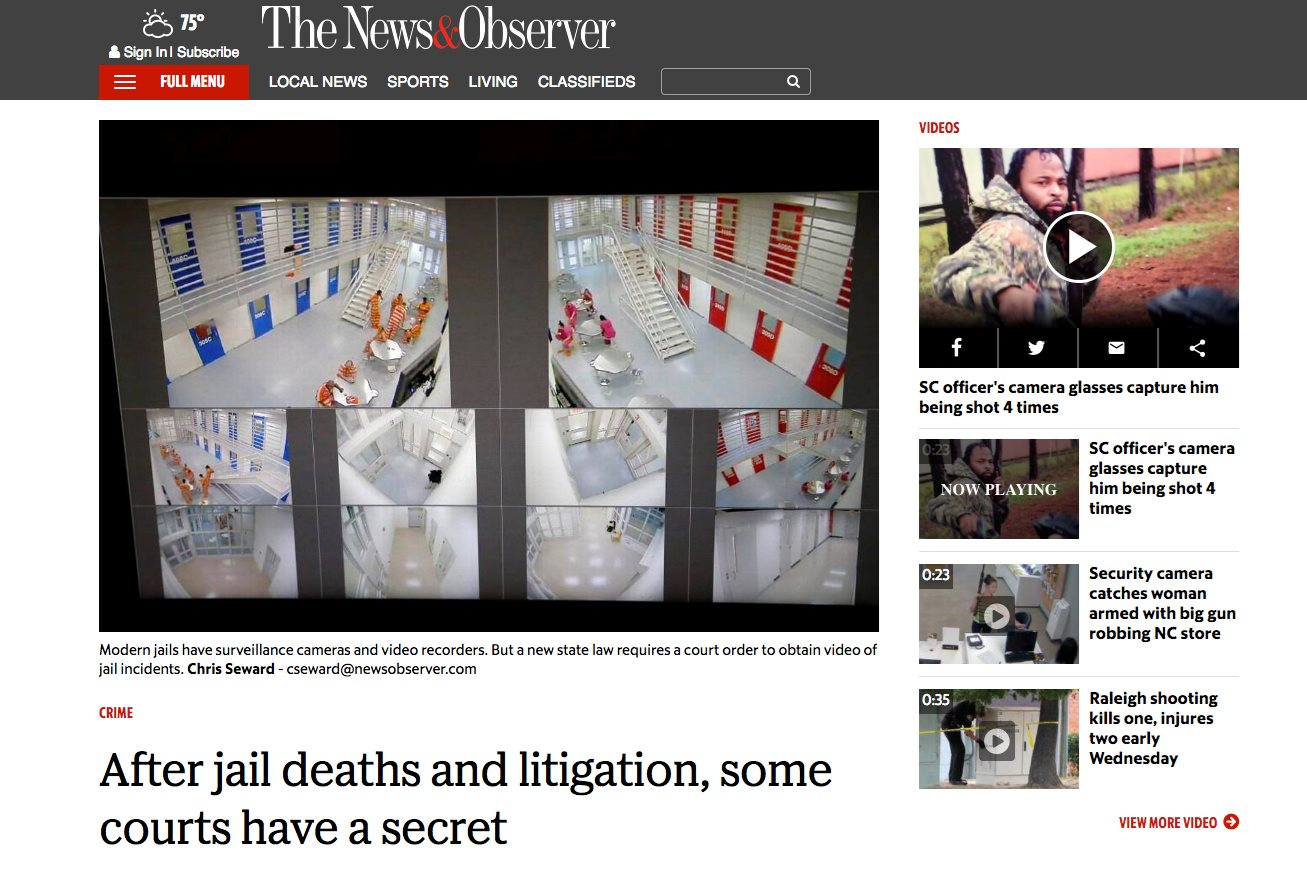 News & Observer series on jail deaths features insights from Elon's ...