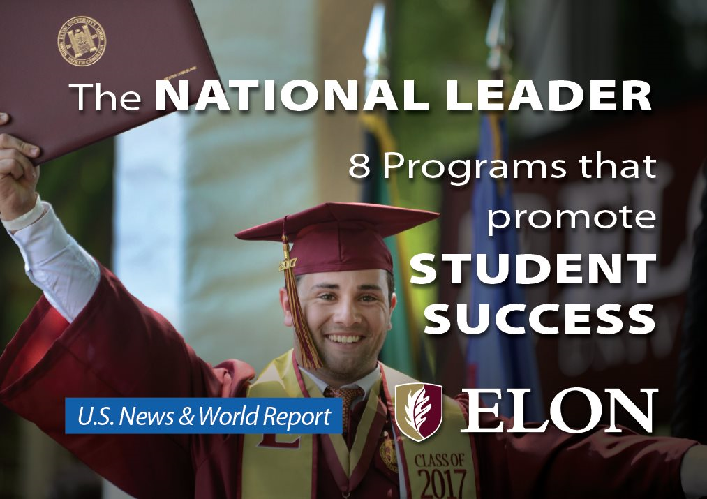 Elon gets top national honors for student success programs in annual U ...