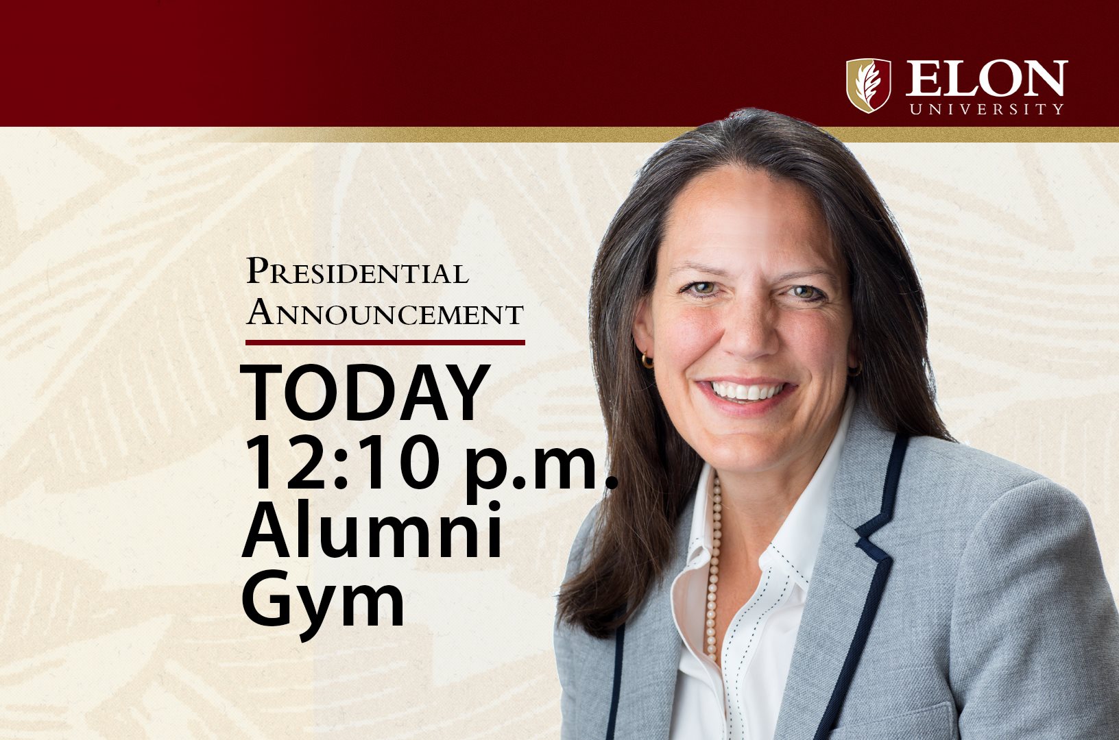 Welcome President-elect Book TODAY in Alumni Gym | Today at Elon | Elon ...