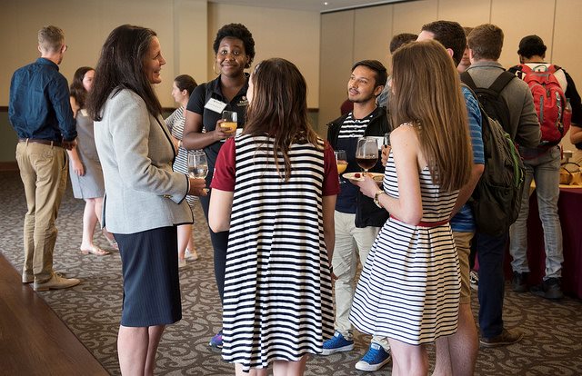 Students get to know Elon’s ninth president | Today at Elon | Elon ...