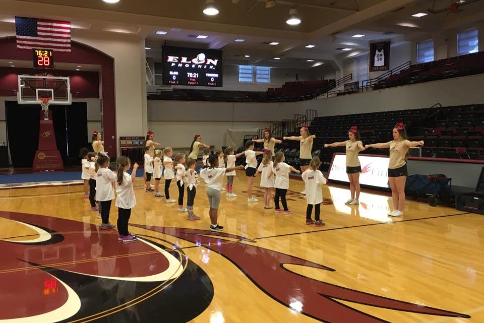 Elon Cheerleading Clinic – Jan. 13 | Today at Elon | Elon University