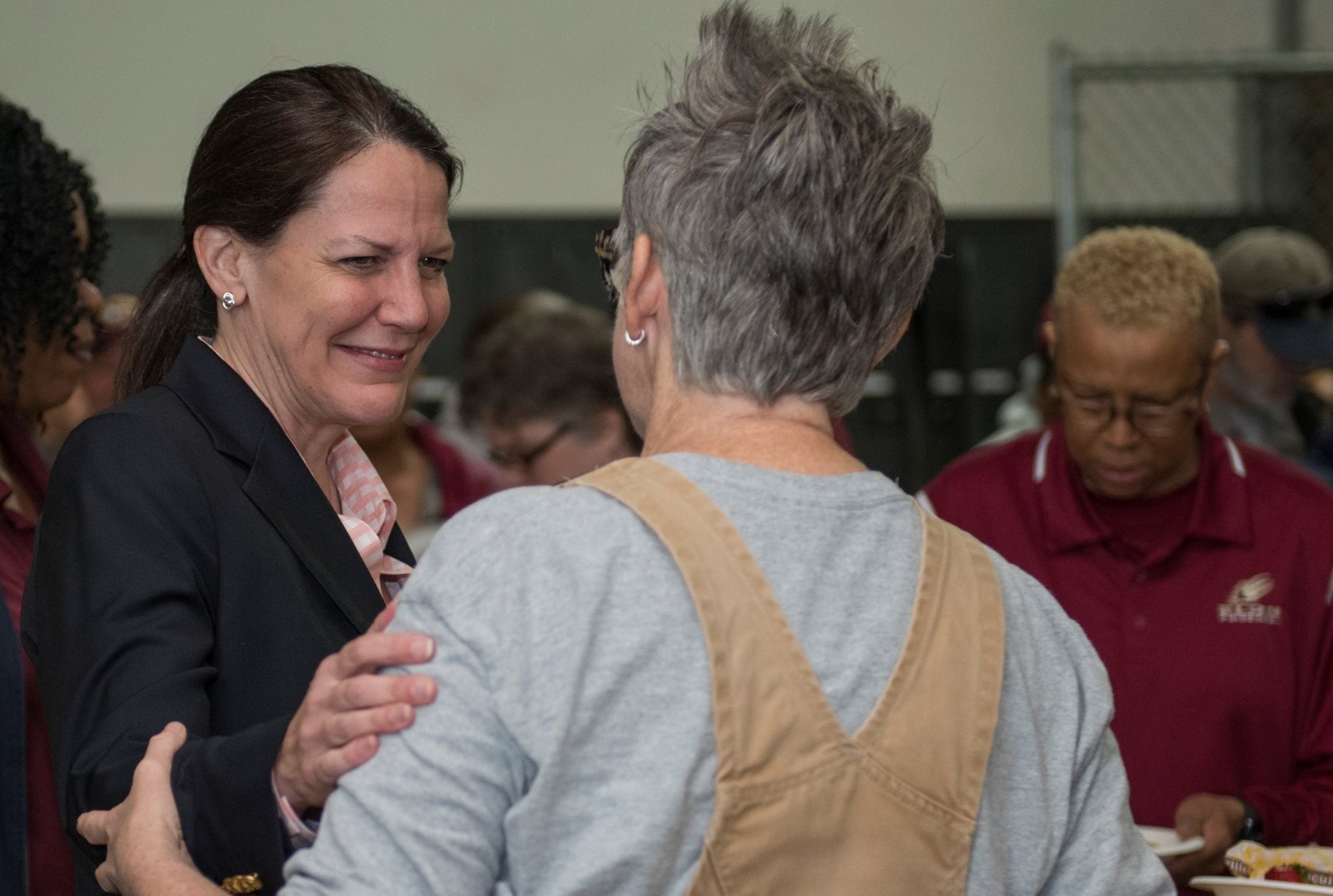Connie Ledoux Book joins staff, students to start first day as ...