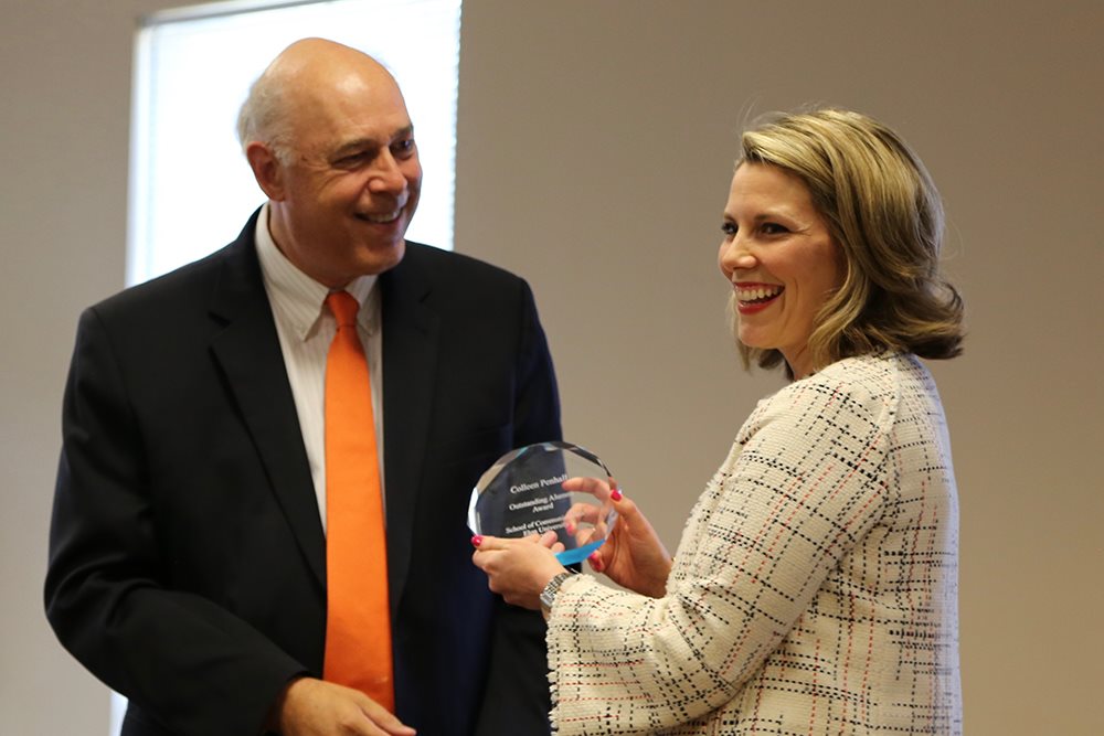 School of Communications presents Colleen Penhall ’98 with Outstanding ...