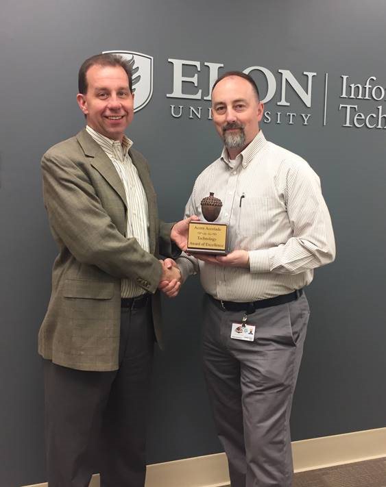 Joe Davis awarded the Acorn Accolade | Today at Elon | Elon University