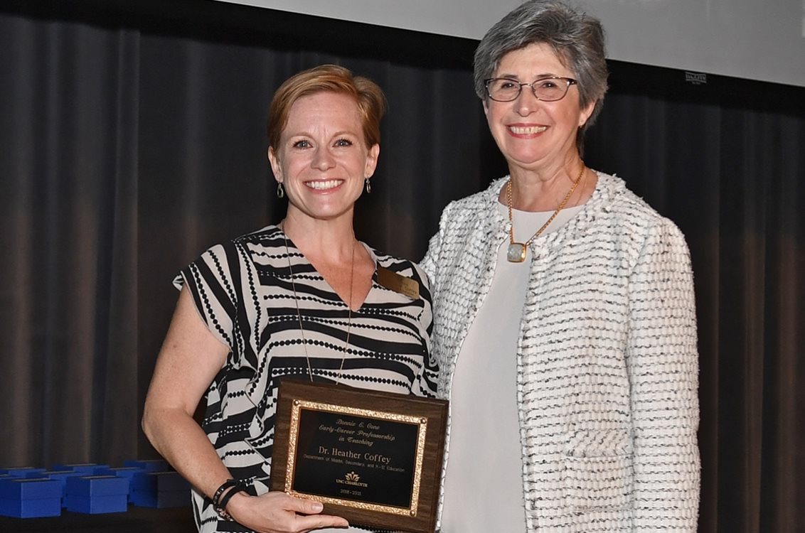 Heather Coffey '98 named Cone Early-Career Professor at UNCC | Today at ...