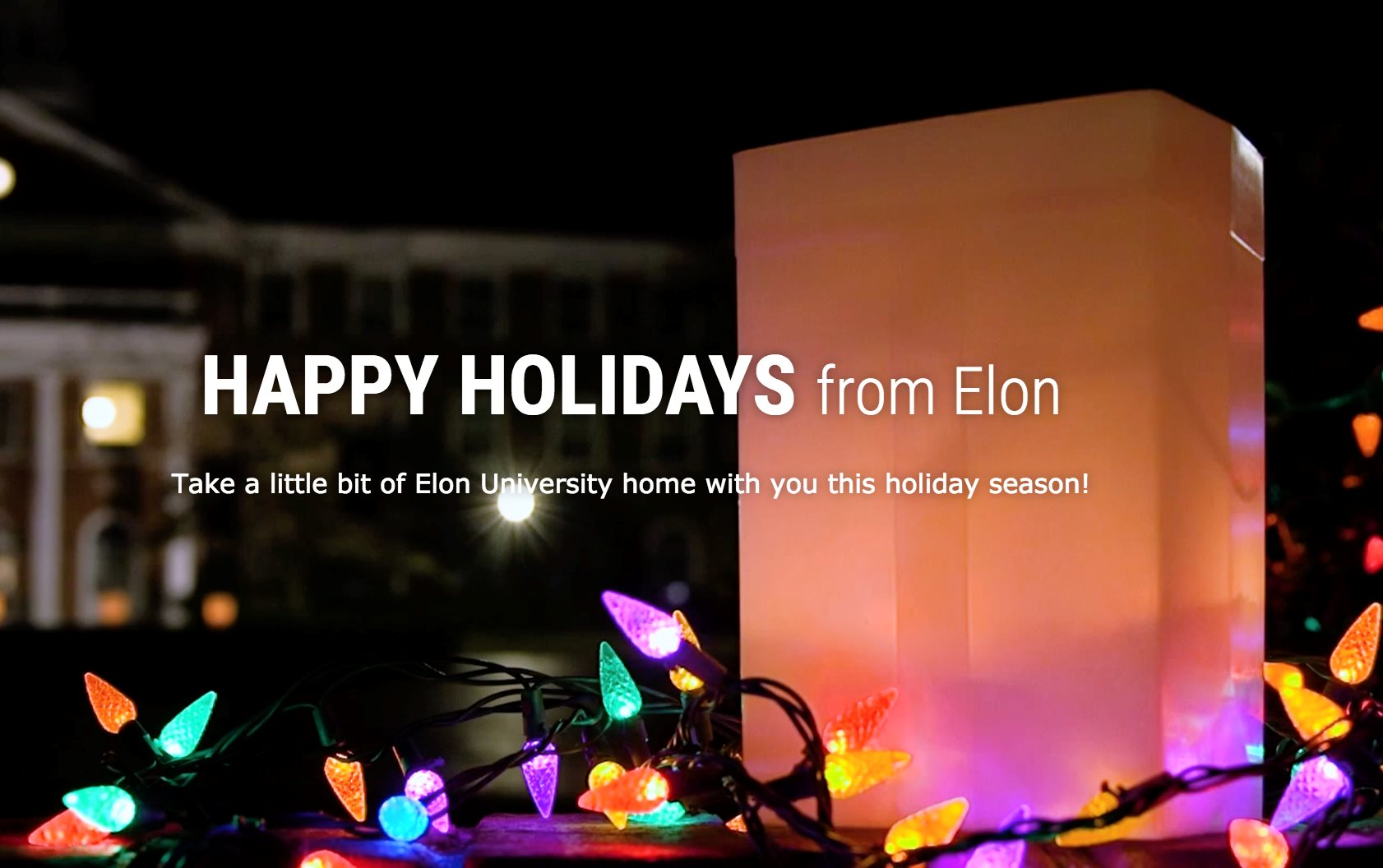 Cookies, yule log and cheer — Happy Holidays from Elon! | Today at Elon ...