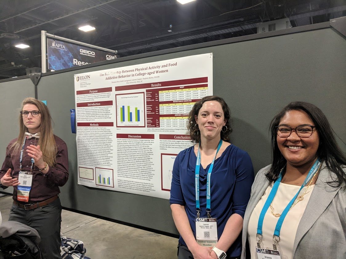 Elon DPT students, alumni and faculty gather and present research at ...