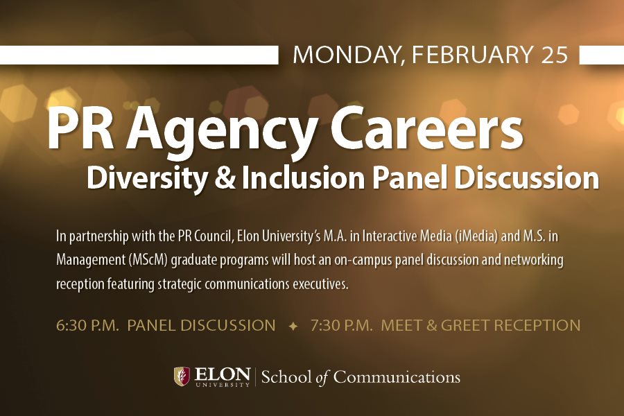 PR Agency Careers Panel – Feb. 25 | Today at Elon | Elon University