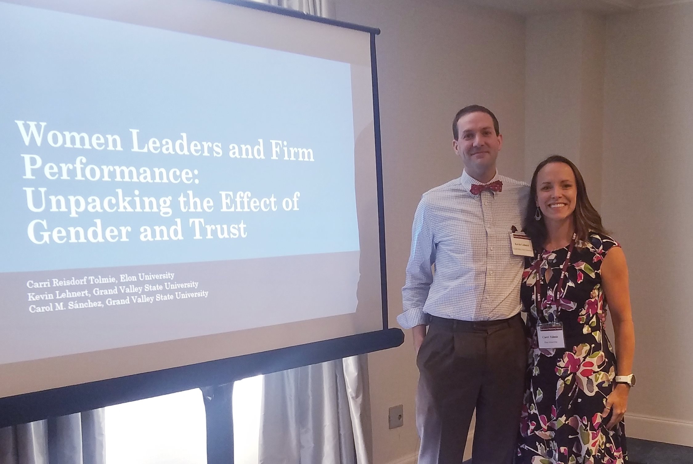 Carri Tolmie presents research at Academy of Marketing Science ...