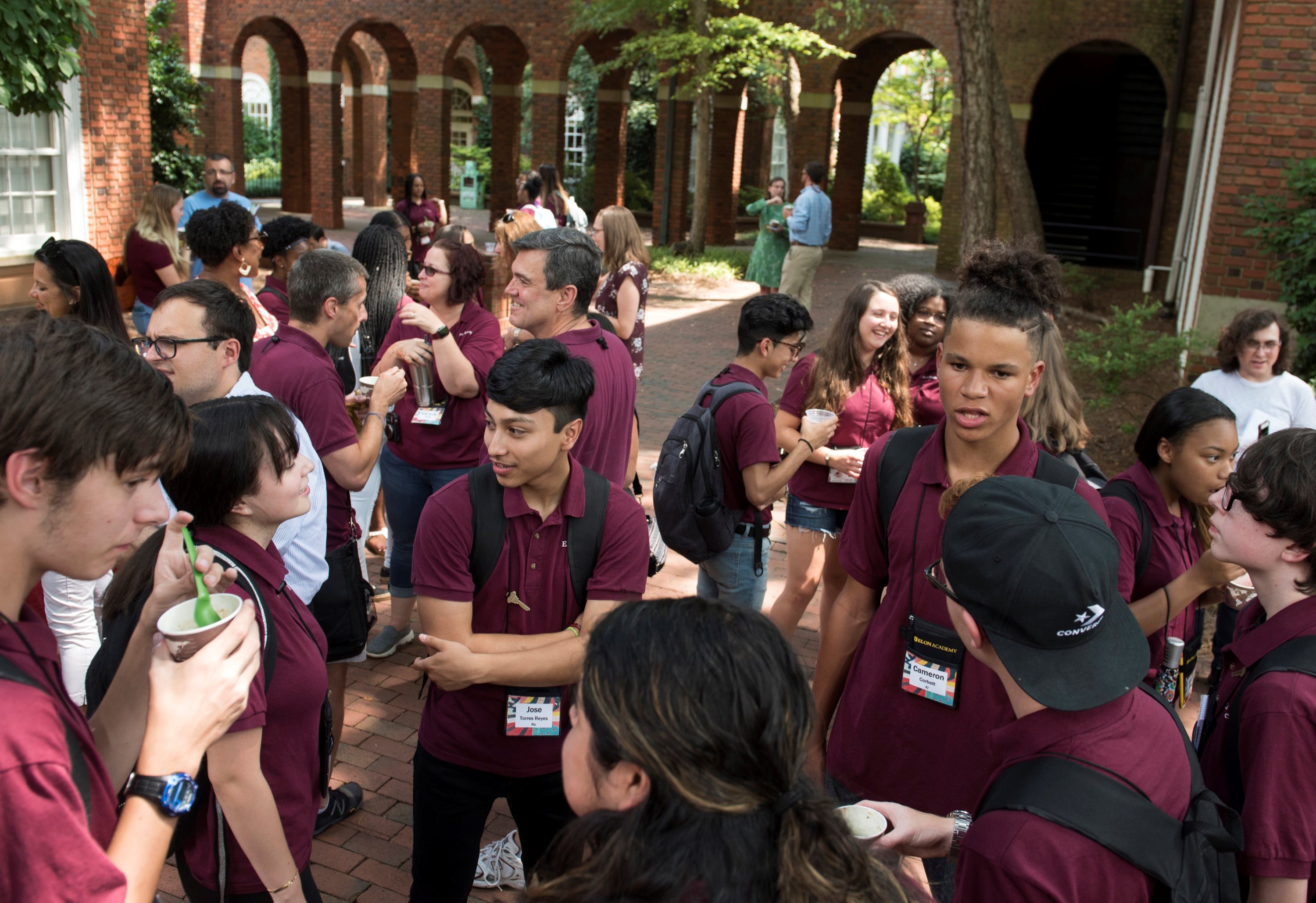 University welcomes newest members of Elon Academy at special College ...