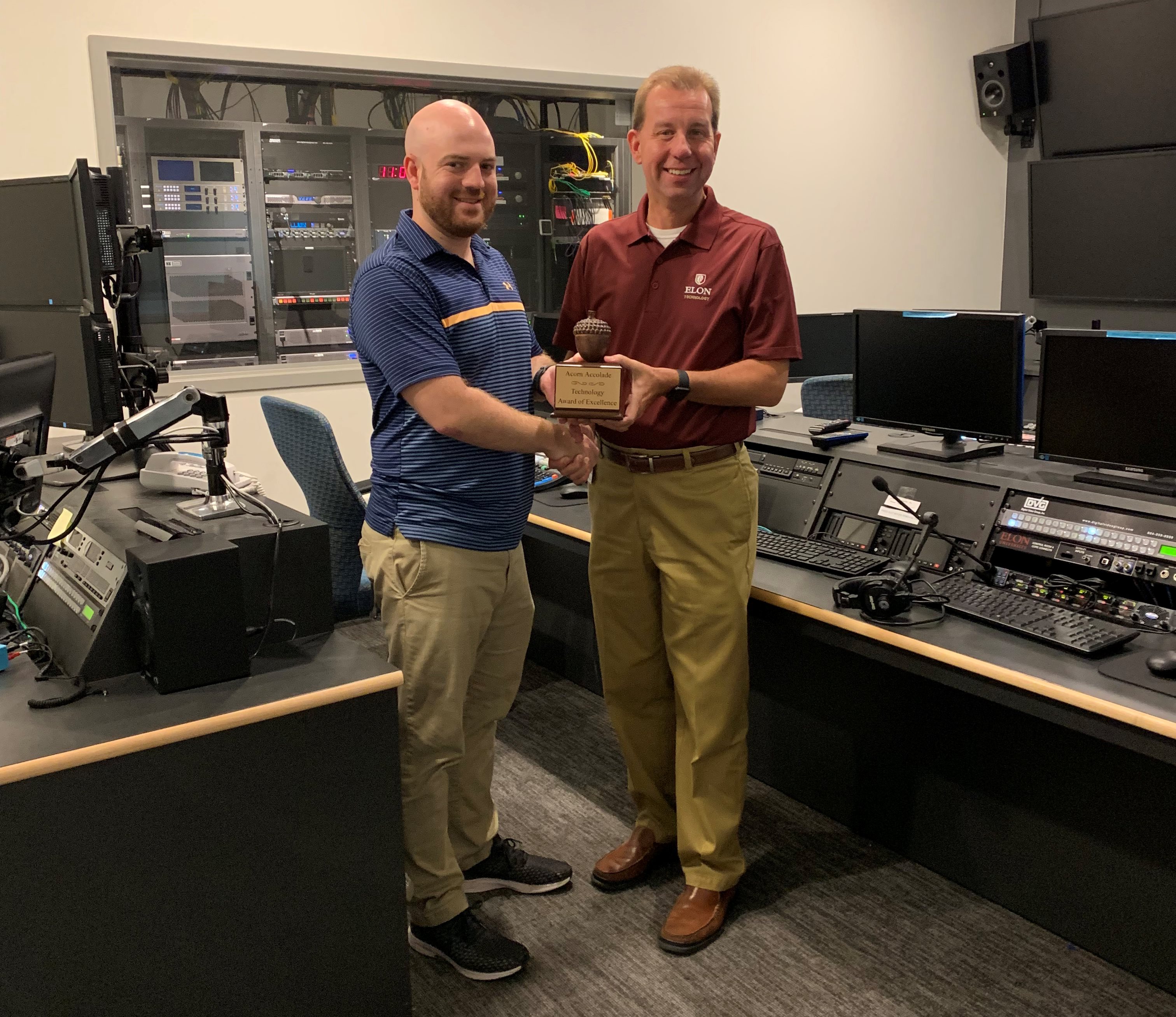 Quintin Brenner Honored With Acorn Accolade Technology Award Today At Elon Elon University
