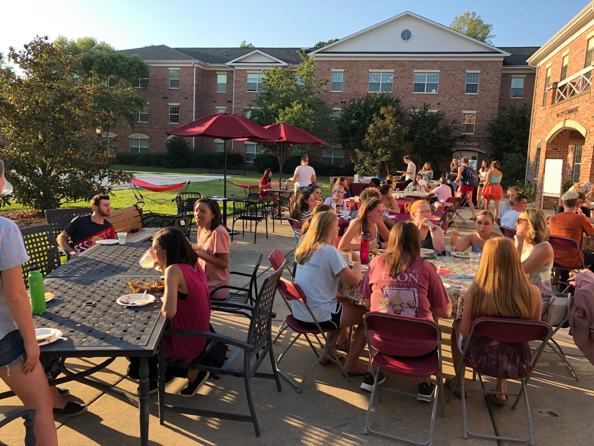 Oaks Neighborhood hosts its first dinner of academic year with local ...