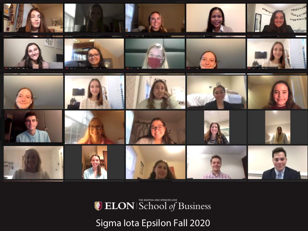 47 students join Sigma Iota Epsilon | Today at Elon | Elon University