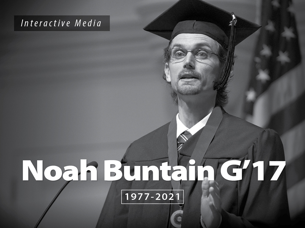 Interactive Media grad Noah Buntain G’17 dies following cancer bout ...