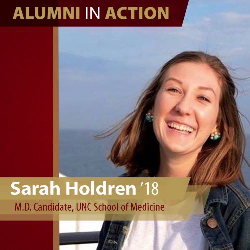 Alumni in Action: Sarah Holdren ’18 pursues career in medicine to ...