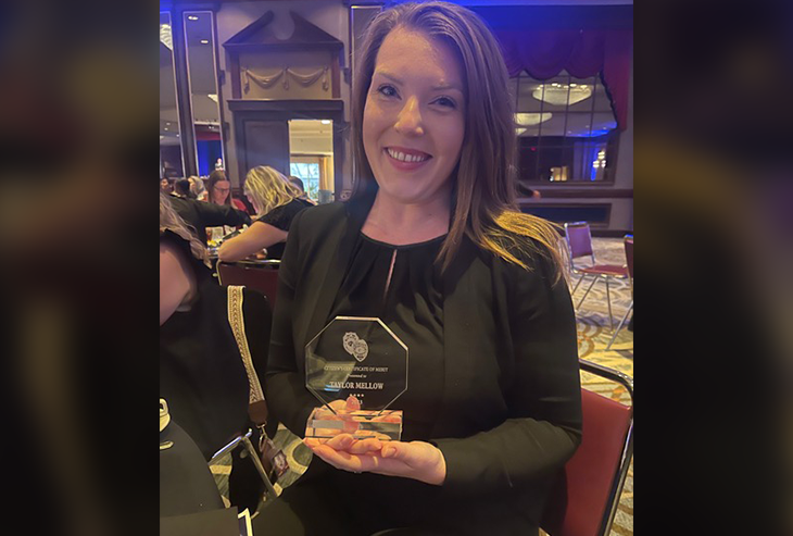 ABSN student Taylor Mellow honored for life-saving efforts following ...