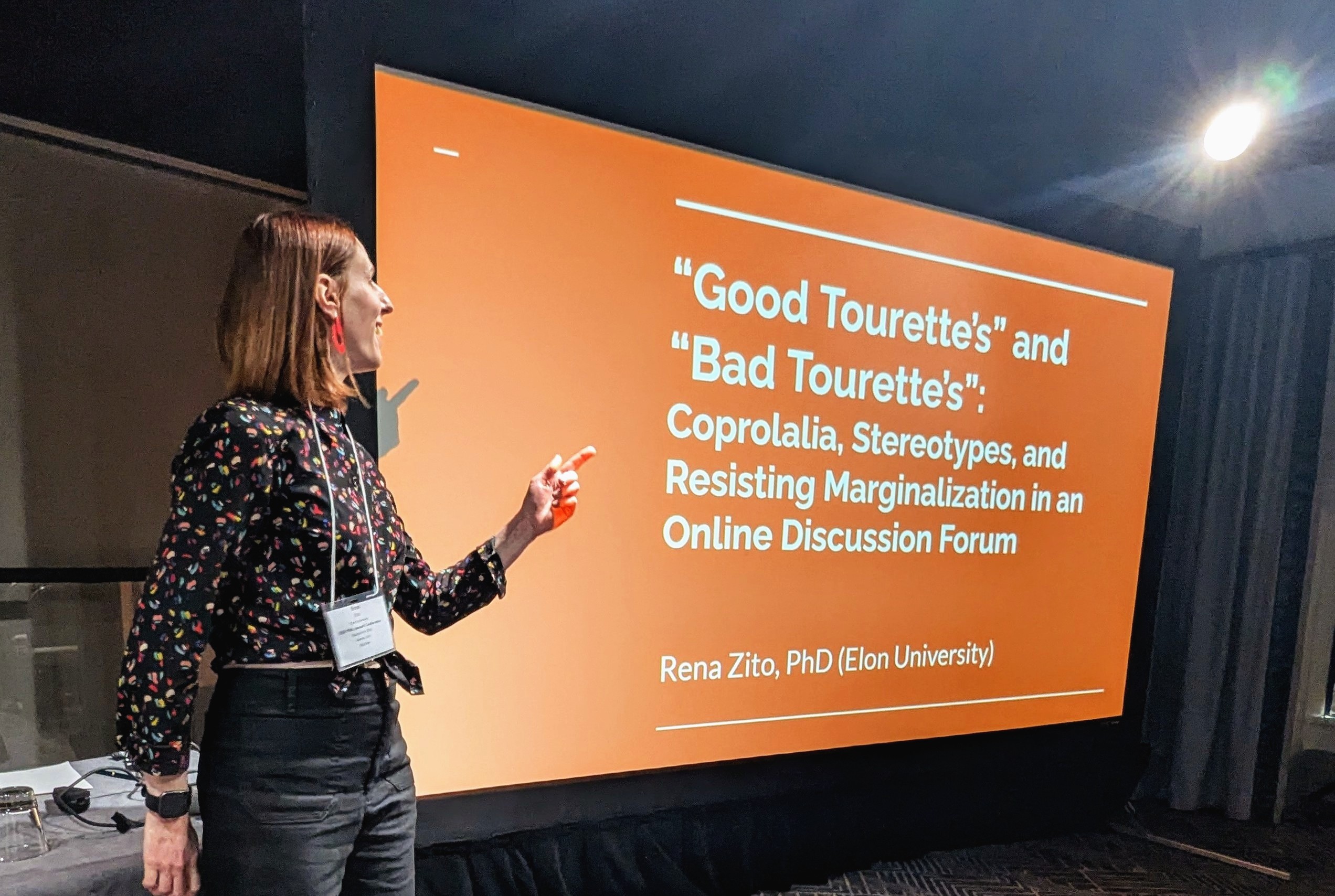 Rena Zito presents research on Tourette Syndrome, stigma and online ...