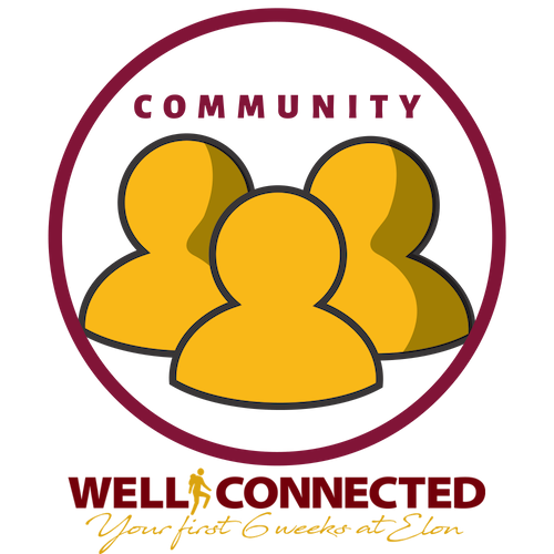 Community Program Badge | Elon Weeks of Welcome | Elon University