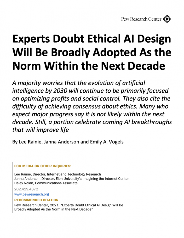 Survey XII: What Is the Future of Ethical AI Design? – Imagining the ...