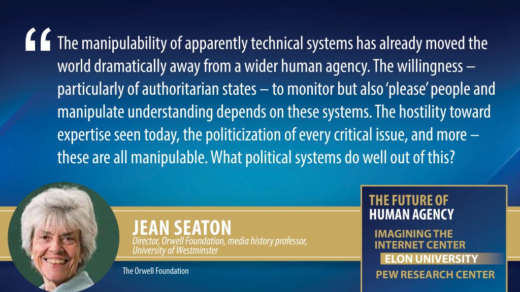 Elon University / Imagining the Internet / The Future of Human Agency